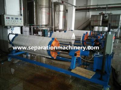 China PP round plate cotton cake filter press machine for RNA gelatin filter for sale