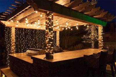 China Vakantie Naam Kerstmis KEFAI Fairy LED String Lights Girland Rubber Cable Te koop