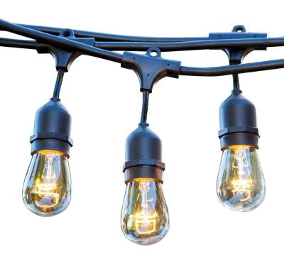 Cina Stile natalizio 48ft S14 LED Edison Lampade a corda luci per interni esterni in vendita