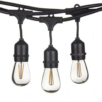 Cina Stile natalizio 48ft S14 LED Edison Lampade a corda luci per interni esterni in vendita