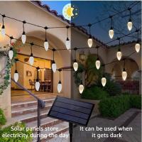 China 220v Outdoor Lighting Festoon Globe Lamp Garland B22 E27 Socket String Light for sale