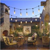 China 220v Outdoor Lighting Festoon Globe Lamp Garland B22 E27 Socket String Light for sale