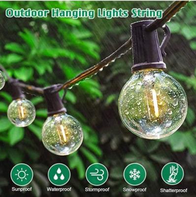 China Kerst Vintage LED Girland Voor Cafe Patio String Lampen Verlichting Te koop