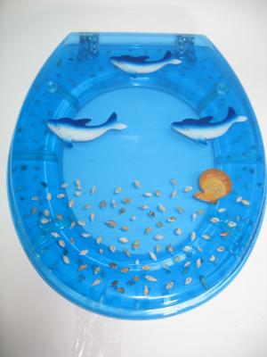 China SEA SERIES 17'18'19' COLOR POLY RESIN TOILET SEAT for sale