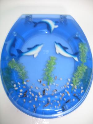 China SEA SERIES 17'18'19' COLOR POLY RESIN TOILET SEAT for sale