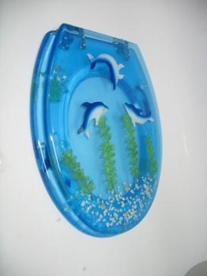 China SEA SERIES 17'18'19' COLOR POLY RESIN TOILET SEAT for sale