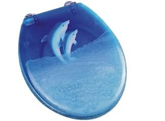 China poly-resin toilet seat cover,decor toilet seat,tranparent toilet seat for sale