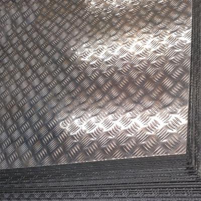 China Checker Plate Diamond Plate Aluminum Sheet for Walkways Ladders Ramps for sale