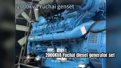 High-Performance Yuchai 2000KVA Open Type Diesel Generator | 1600KW Reliable Prime Power Sourcemanuf