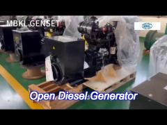 Cummins 6CTAA8.3-G2 180KW 225KVA Set di generatori diesel silenziosi aperti