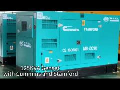 Генератор 1106A-70TG1 108kw 135KVA Perkins звукоизоляционный