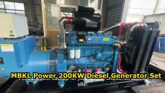 200KW Diesel Generator Set – MBKL Power