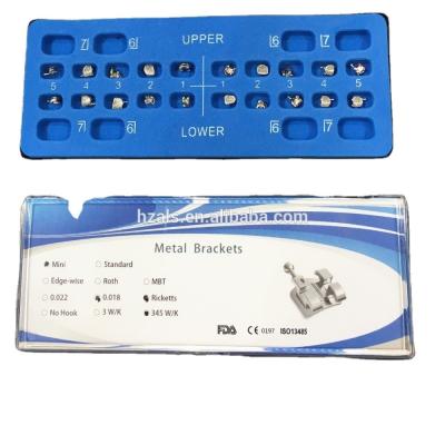 중국 ROTH MBT EDGEWISE 브레이크 표준 및 미니 정형 치과 치료에 대한 궁극적인 해결책 판매용