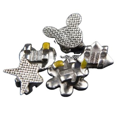 Китай Медицинский уровень нержавеющей стали мини Рот MBT.022/.018 крючок на карикатурный скобки для ортодонтического лечения 20 единиц / комплект продается