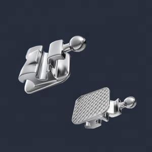 China Metal Orthodontic Lingual Dental Alignment Braces For Teeth Alignment 0.018 ODM for sale