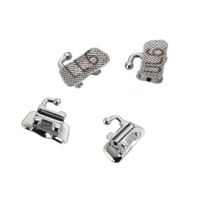 China Orthodontic Passive Self Ligating Brackets Crystal Sapphire Braces 345 Hook for sale