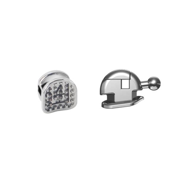 Quality Metal Monoblock Self Ligating Mouth Orthodontic Bracket Standard Roth For for sale