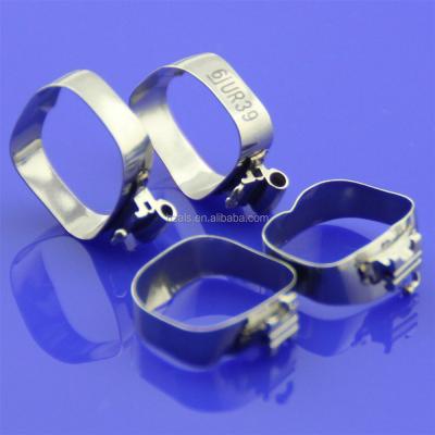 Cina Saldato U2L1 Ortho Pre-molar Band Braces Con Tubi Buccali E Lingual Cleat Sheath in vendita