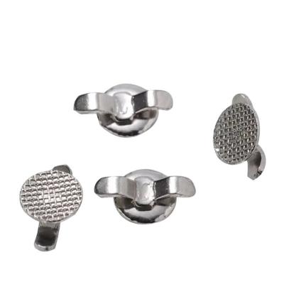 중국 맞춤형 정형 치과 재료 철근 둥근 버튼과 체인 둥근 버튼 판매용