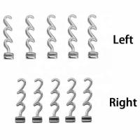 China Class II Multi-function Long Left Right Orthodontic Spiral Crimpable Hooks for Precise Orthodontic Control and Adjustment for sale