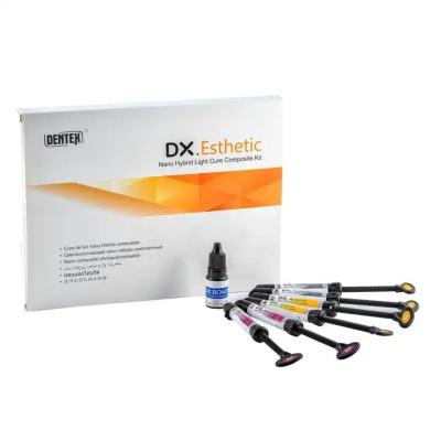 Cina Classe II Classificazione degli strumenti Kit composito di resina dentale per la cura della luce nano-ibrida estetica DX anteriore/posteriore in vendita