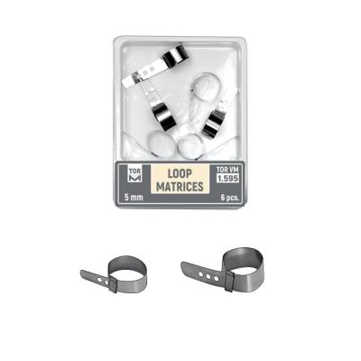 China Dental Matrix Band Dental Loop Matrices kit 1.597 TOR-VM CE Certificate Hot 2022 Sale 6PCS/PK for sale