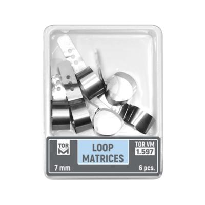 China Dental Matrix Band Dental Loop Matrices kit 1.597 TOR-VM CE Certificate Hot 2022 Sale 6PCS/PK for sale