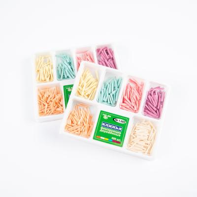 China TOP BM Russial Original Dental Teeth Wedges / Dental Interdental Composite Contoured Wooden Wedges Shelf Life 2 years for sale