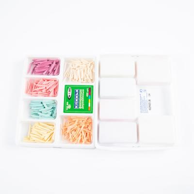 China TOP BM Russial Original Dental Teeth Wedges / Dental Interdental Composite Contoured Wooden Wedges Shelf Life 2 years for sale