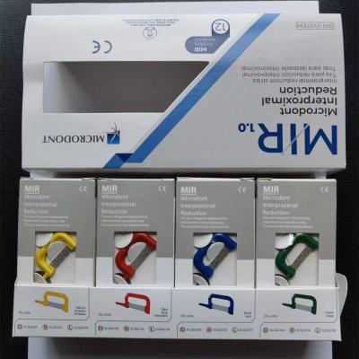 China Microdont Dental Orthodontic Enamel IPR Automatic Interproximal Reduction Strips 0.05/0.1/0.2/0.3/0.4/0.5mm for sale