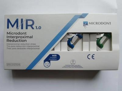 China Microdont Dental Orthodontic Enamel IPR Automatic Interproximal Reduction Strips 0.05/0.1/0.2/0.3/0.4/0.5mm for sale