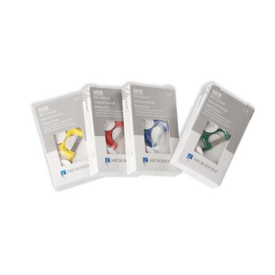 China Microdont Interproximal Reduction System MIR Kit 12pcs Strips Green Blue Red Yellow Each 3pcs with 1 Handle à venda