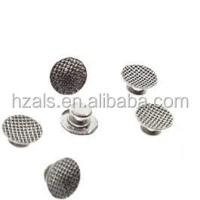 China Stainless Steel Bondable Lingual Buttons 10 pcs Round Rectangular for sale