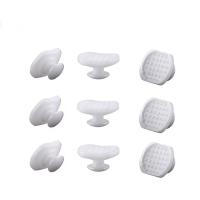 China Ceramic Lingual Buttons 10pcs Pack Round or Rectangular for sale