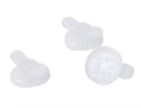 Китай Керамические лингвальные кнопки Clear с маленьким выступом, 10 шт/упак. продается