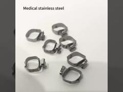 Professional Orthodontic Molar Bands Manual Power Source Preformed With Brackets Tubes Sheath Hook Various Sizes For Braces
