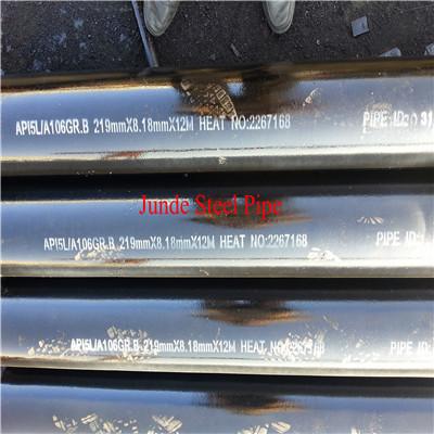 China ASTM A106 seamless steel pipe for oil and gas pipeline with ISO CE API Certificate for sale