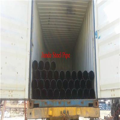 China ASTM A106 GrB  114.3mm x 6mm x 12meter seamless pipe with API , CE ,ISO certificate and bevel end , plastic cap at end for sale