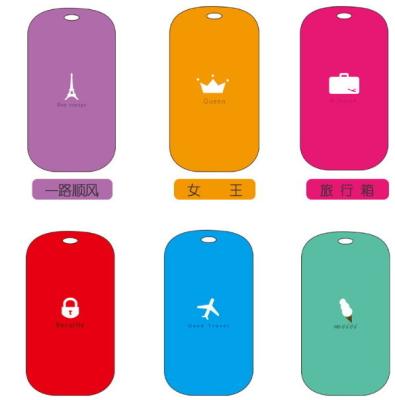 China PVC soft silicone luggage tag bag cases for sale