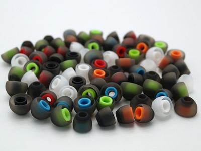 China FDA SGS food grade silicone earphone cover headset silicon cap for sale