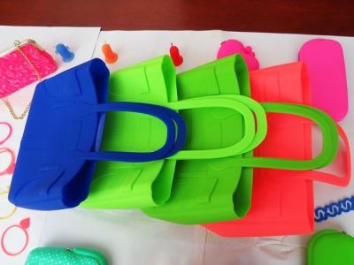 China New design top fashion 100% food grade silicone shopping bag,tote bag,beach bag with cheap for sale