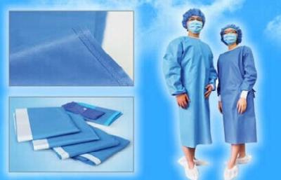 Cina Tessuto medico blu non tessuto eliminabile dei pp non per l'abbigliamento eliminabile dell'ospedale in vendita