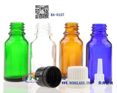 China 15ml Amber glass bottle manufacturer for essential oil for sale