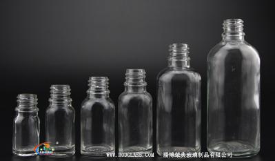China clear essentia oil glass bottle for sale