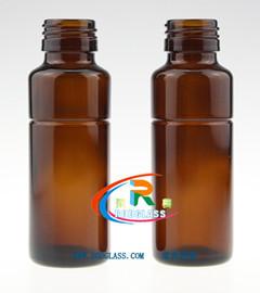 China 90ml amber medicine glass bottle for syrup for sale