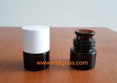 China 15ml amber sample glass bottle for flavour,fragrance,neck 32mm for sale