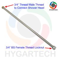 China Telescopic Metal Soft Rain Spray Lance With Thumb Control for sale