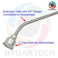 China Telescopic Metal Soft Rain Spray Lance With Thumb Control for sale