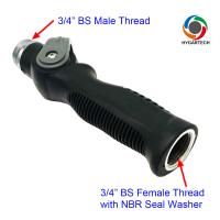 China Telescopic Metal Soft Rain Spray Lance With Thumb Control for sale