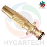 China Brass Adjustable Water Spray Nozzle Construction Systematic Quick Easy Connect for sale